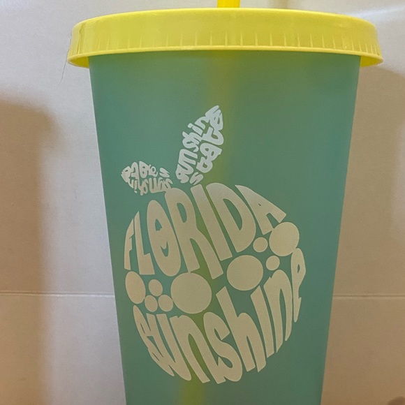 Manna | Dining | Manna Color Changing Cups Florida Sunshine Wstraws ...